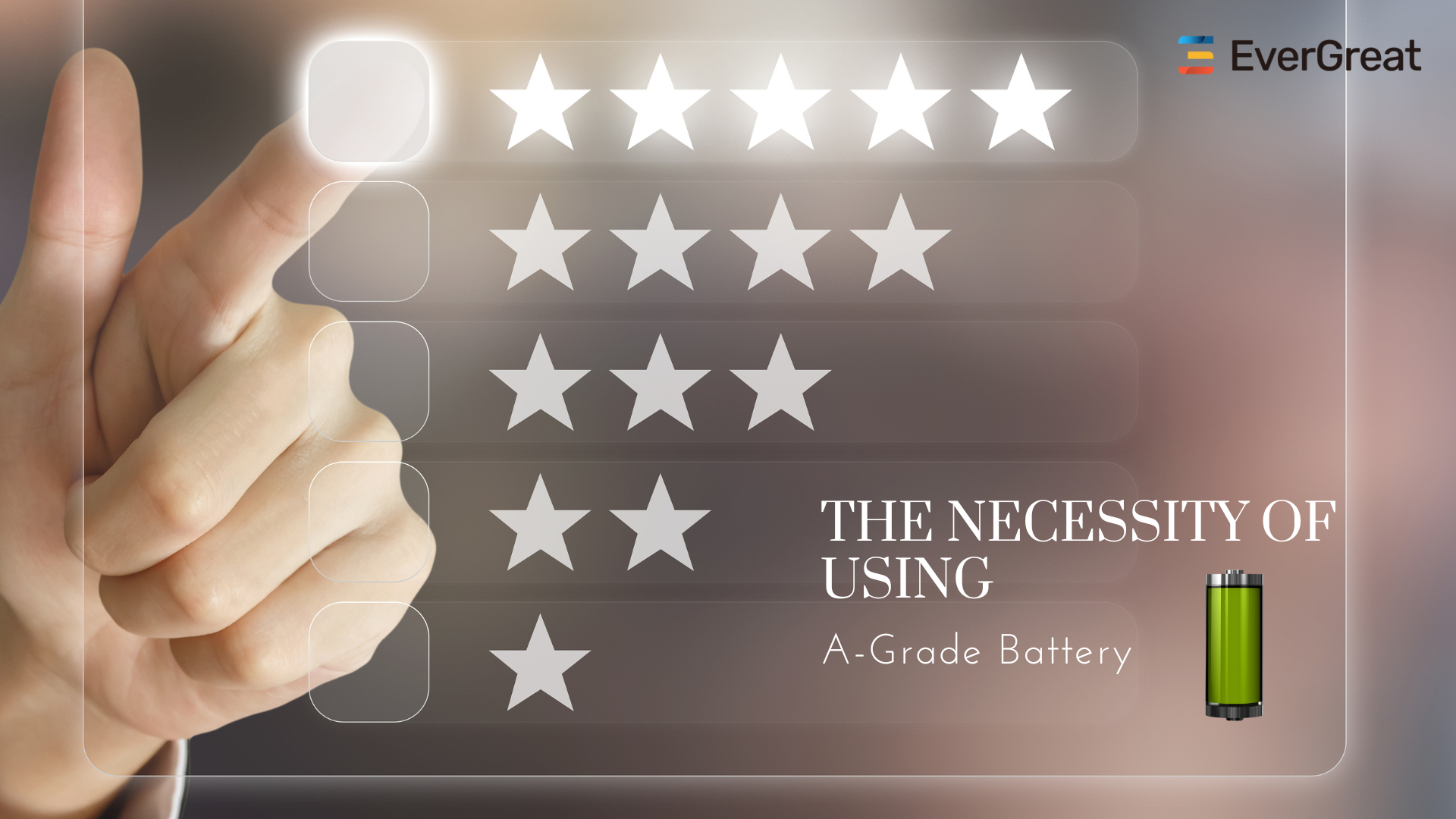 Did You Know That Inferior Batteries Can Reduce Their Service Life By 2 ...