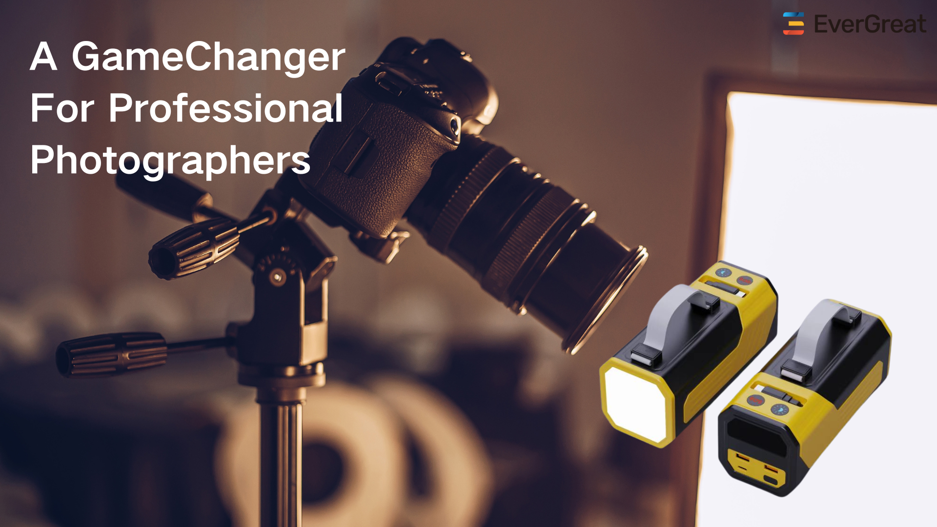 Power Banks: A Game Changer For Professional Photographers | EverGreat Technology
